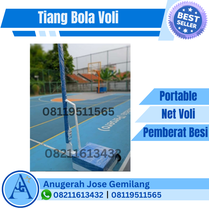 Tiang Bola Voli Portable Pemberat Besi | AJG General Supplier ...