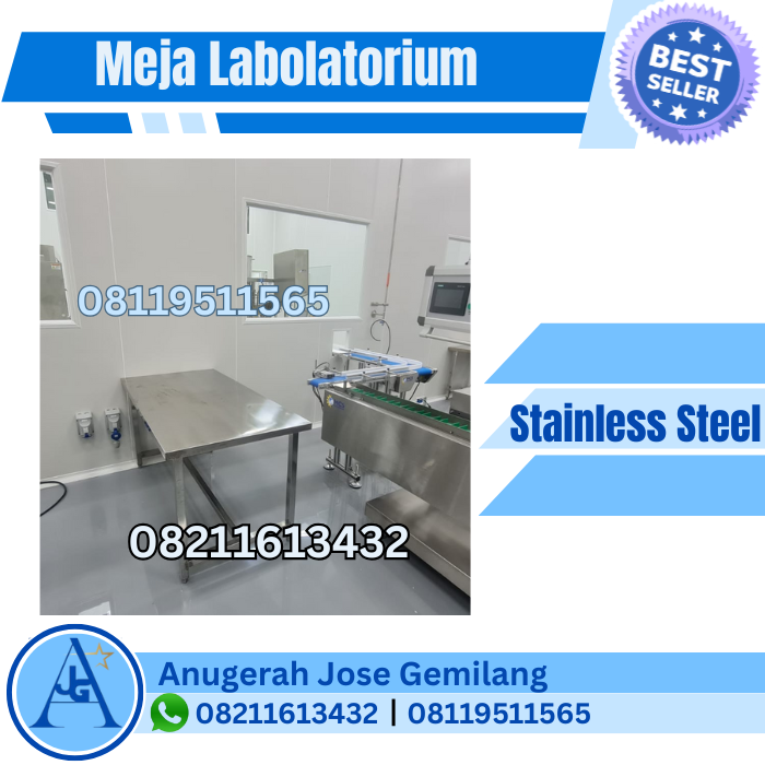 Meja Kerja Labolatorium Stainless Steel | AJG General Supplier ...